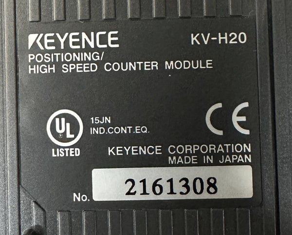 Keyence KV-H20 Positioning/High Speed Counter Module 2-Axis 2-Channel | Surplus Select