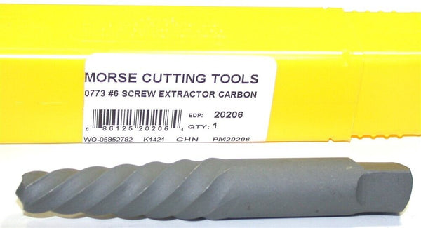 Morse Cutting Tools 20206 773 Heavy Duty 3/4 to 1″ Spiral Screw Extractor New | Surplus Select
