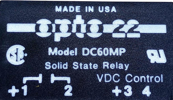 Opto 22 DC60MP DC Control Solid State Relay 3A 4-Pin 5-60VDC