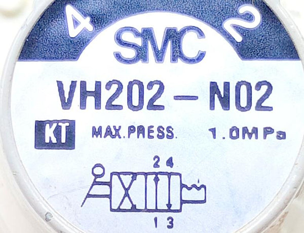 SMC VH202-N02 2-Position Hand Valve 1/4" NPT 1.0MPa Max Pressure – Surplus Select