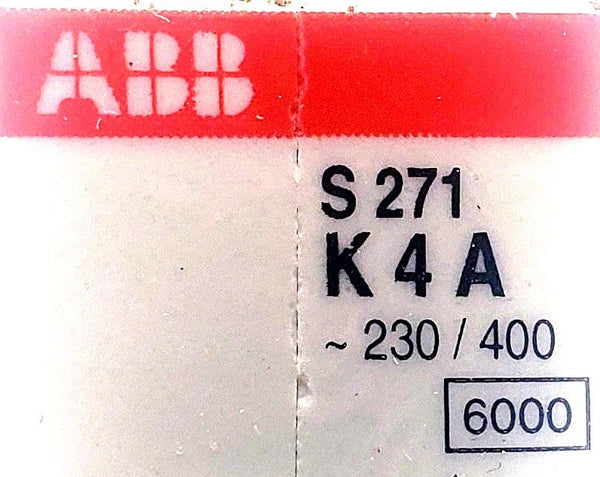 ABB S271-K4A Circuit Breaker 1-Pole 277/480VAC | Surplus Select