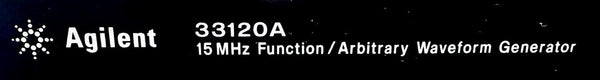 Agilent 33120a Function Arbitrary Waveform Generator 15mhz