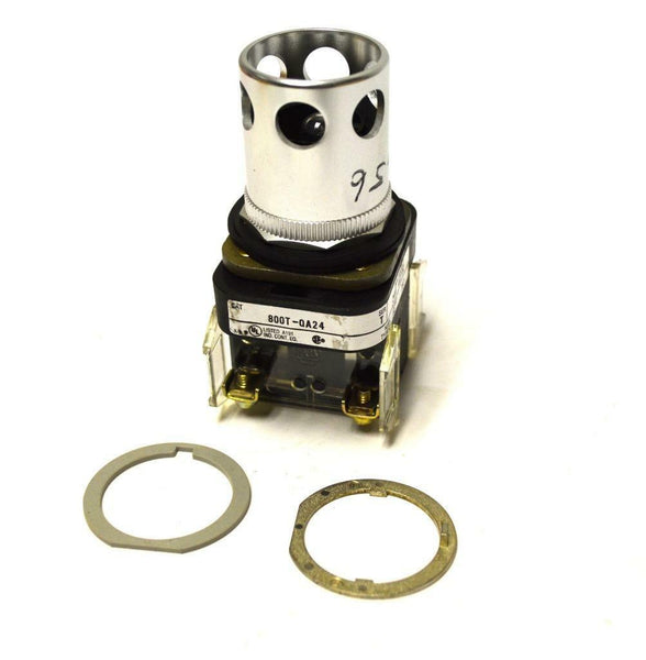 ALLEN BRADLEY 800T-QA24 ILLUMINATED PUSH BUTTON 24V NO LENS INCLUDED | Surplus Select