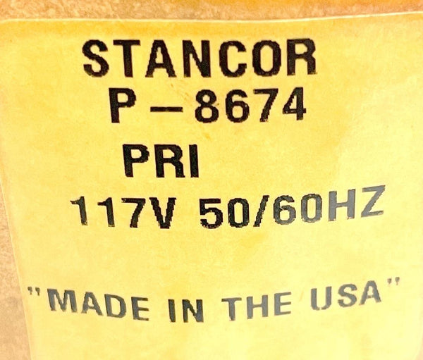 Stancor P-8674 Transformer 117 Volts 50/60HZ Primary 36V @ 6 Amps Seco