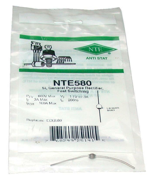 NEW NTE NTE580 GENERAL PURPOSE FAST SWITCHING RECTIFIER