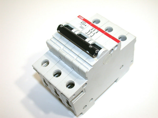 ABB .5 AMP CIRCUIT BREAKER DIN MT 3 POLE S273 K 0.5A