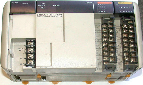 Omron SYSMAC CQM1-PA203 CQM1-0D212 PLC Programmable Controller 100-240 VAC | Surplus Select