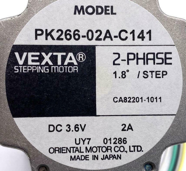 Oriental Motor Vexta PK266-02A-C141 Stepper Motor 2 Phase 3.6 VDC 2A – Surplus Select