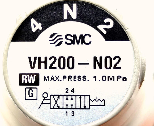 SMC VH200-N02 4N2 Lever Directional Control Valve 1.0M Pa Maximum Pres