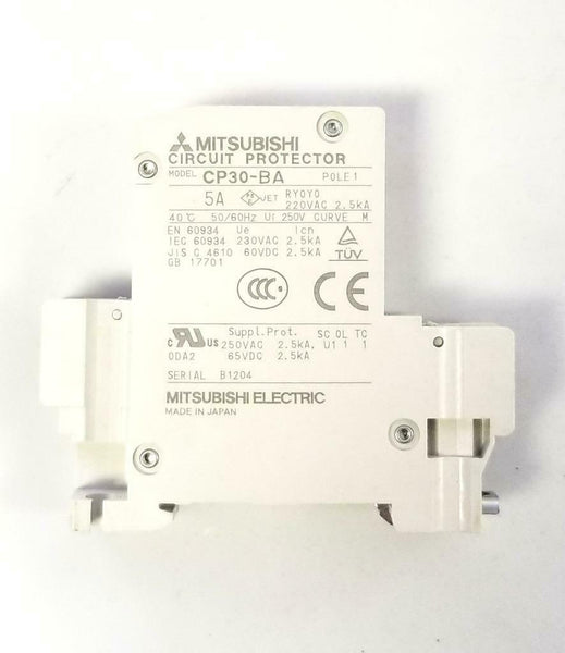 Mitsubishi CP30-BA Circuit Protector 5A 1 Pole (2 Available)