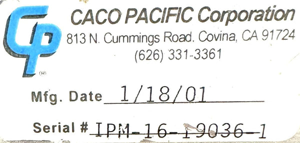 Caco Pacific IPM-PI Control Circuit Board Unit IPM-16-19036-1 230V ...