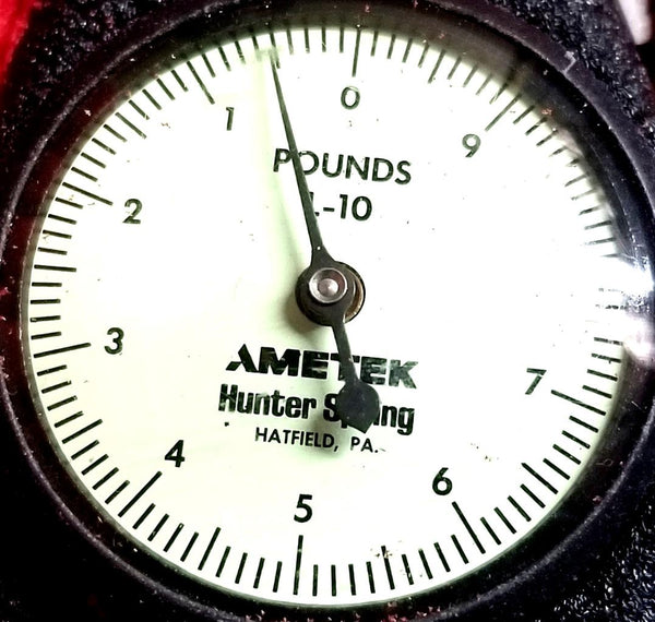 Ametek Hunter Spring L-10 Force Gauge Kit W/ Case