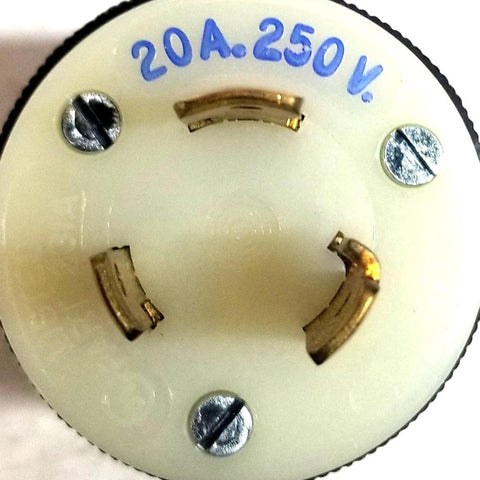 Hubbell 2321 Locking Plug 2P 20A 250V NEMA L6-20P (Box of 5) – Surplus ...