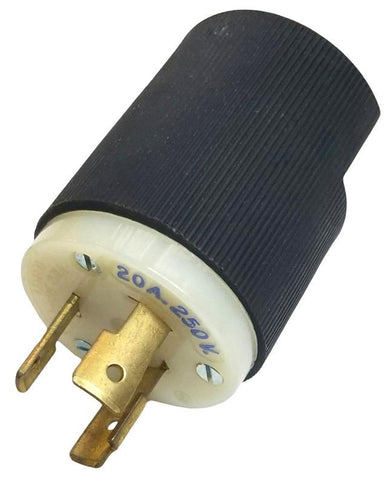 Hubbell 2321 Locking Plug 2P 20A 250V NEMA L6-20P (Box of 5) – Surplus ...