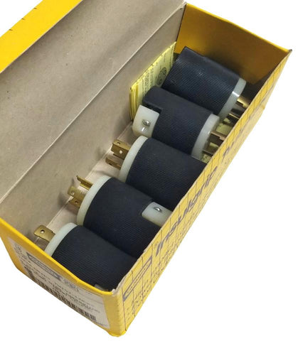 Hubbell 2321 Locking Plug 2P 20A 250V NEMA L6-20P (Box of 5) – Surplus ...