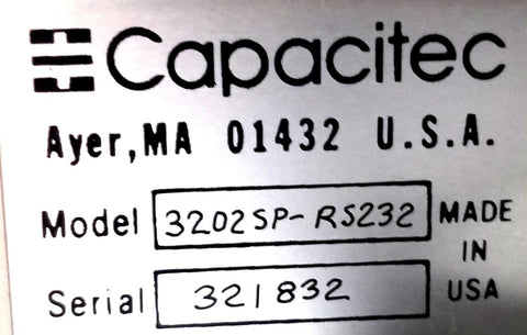 Capacitec 3202SP-RS232 Amplifier 3202-SP RS232