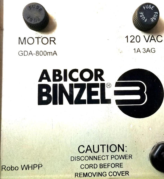 Abicor Binzel Push Pull Power Supply Motor GDA-800mA Fuse 120VAC 1A 3A