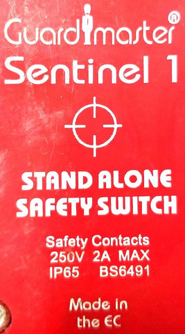 Guard Master BS6491 Stand Alone Safety Switch 250V 2A Max IP65 Sentine