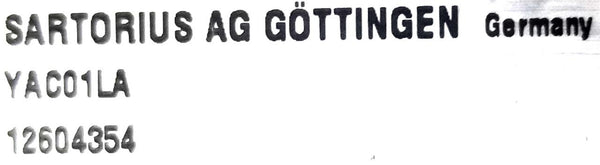 Sartorius FC6CCE-H0UR Scale 12-30VDC W/ YAC01LA Display Unit W/ AC-DC