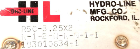 Hydro-Line R5C-3.25 X 2-N-1-2-N-N-N-1-1 Pneumatic Cylinder BDC07 AC35 ...