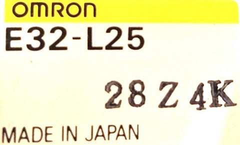 Omron E32-L25 Photoelectric Switch Fiber Unit W/ E39-F4 Cutting Tool