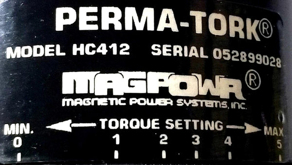 Perma-Tork HC412 Magnetic Torque Clutch