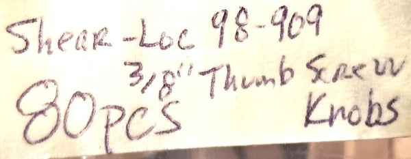 Shear-Loc 98-909 Rosette Thumb Screw Knob 3/8" (Bag of 80) | Surplus Select