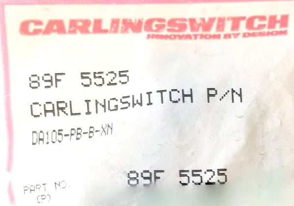 Carlingswitch DA105-PB-B-XN Switch 89F 5525 (Bag of 10)
