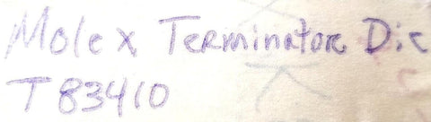 Molex T83410 Terminator Die Tooling 13pc