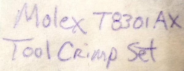 Molex T8301AX Crimp Die Set – Surplus Select