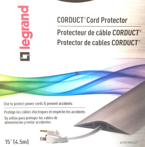Legrand Corduct CDG-15 Cord Protector Gray