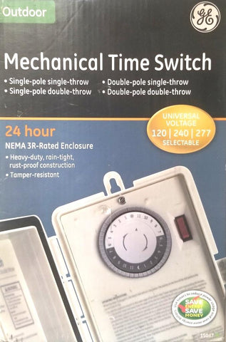 GE Mechanical Time Switch 24Hr NEMA 3R Enclosure