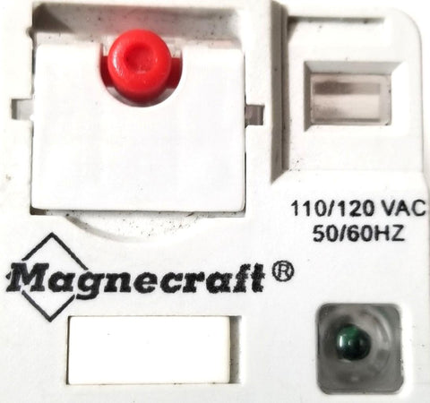 Magnecraft 750XBXM4L Relay 120-277VAC 50-60Hz 1/3-1/2HP (Lot of 2) W/