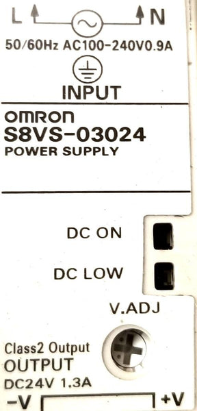 Omron S8VS-03024 Power Supply 50-60Hz Class 2