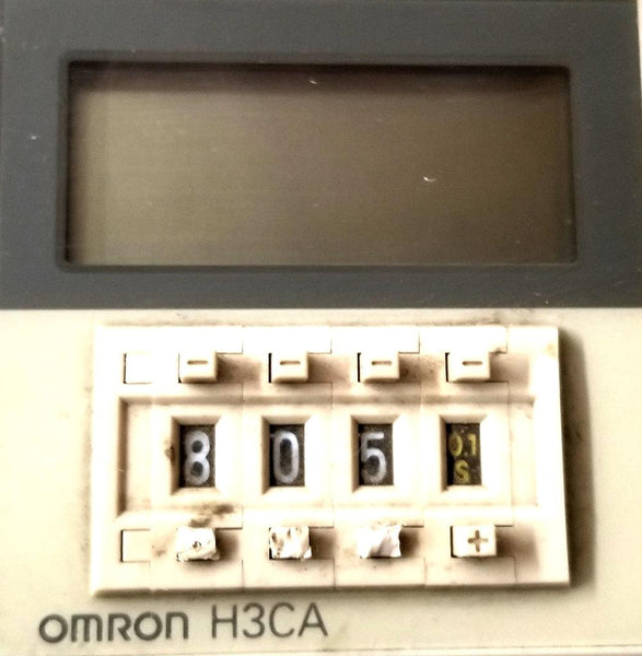 Omron H3CA-8 Timer Source 100-120VAC 50-60Hz 9VA Max Contact 3A 250VAC