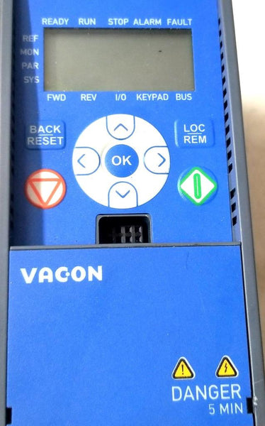 Vacon VACON0020-3L-0001-4+EMC2+QPES Power Conversion Equipment 50-60Hz
