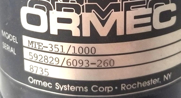 Ormec MTE-351 / 1000 Servo Motor 8735