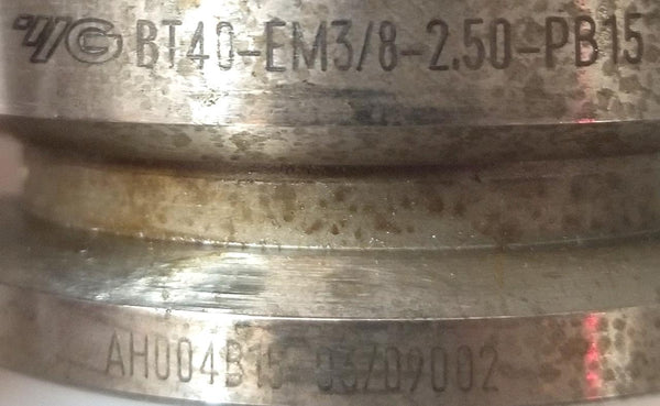 G BT40-EM3/8-2.50-PB15 Tool Holder AH004B15-03/09002 – Surplus Select