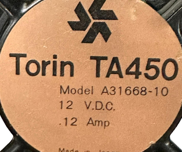 Torin TA450 A31668-10 Black Cooling Fan 12 VDC 12A – Surplus Select