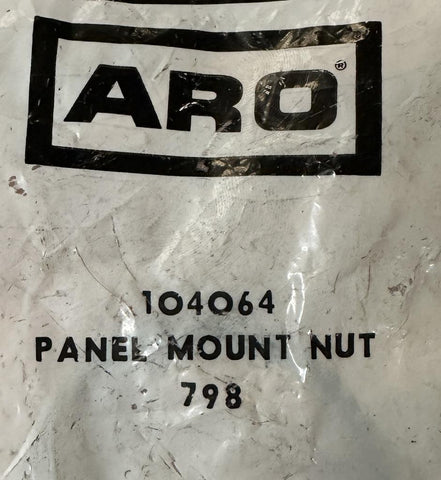 ARO 104064 Pneumatic Regulator Panel Mount Nut 798 – Surplus Select