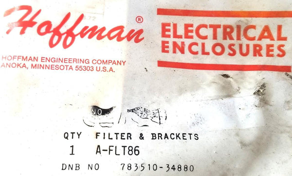 Hoffman A-FLT86 Filter 783510-34880 W/ Brackets