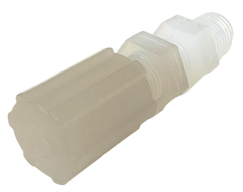 Entegris PMC4-4FN-1 Straight Adapter 1/4'' Flaretek Flared Tube x 1/4'