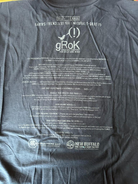 Grok Men's Amplified Roots Graphic Navy Short Sleeve Shirt Size Large ...