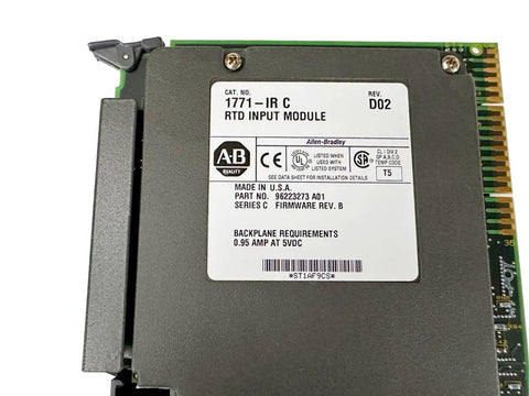Allen-Bradley 1771-IR C RTD Input Module Series C 96223273 A01