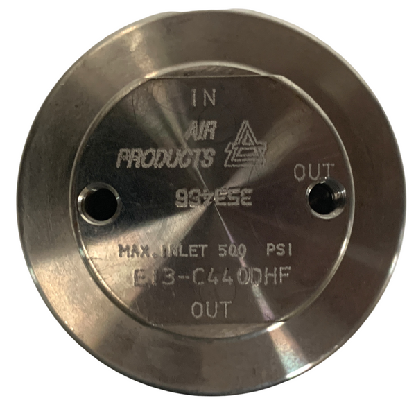 Air Products E13-C440DHF In-Line Regulator 500 PSI Inlet Pressure ...