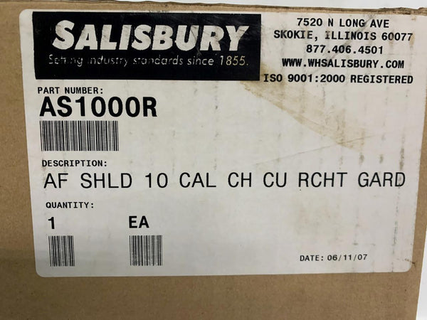 Salisbury AS1000R Arc Flash Face Shield 10 Cal W/ Chin Cup