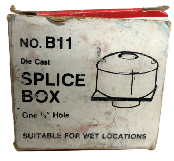 Perfect Line B11 Die Cast Splice Box One 1/2" Hole | Surplus Select