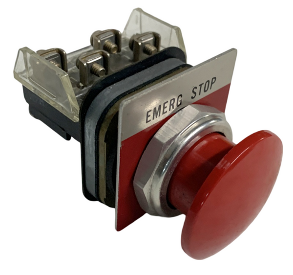 Allen-Bradley 800T-D Series Emergency Stop Red Push Button