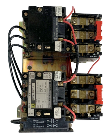 Square D 8810SB01 Two Speed Motor Starter 600 VAC