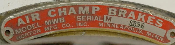 Horton MWB Air Champ Brakes Clutch M8096 | Surplus Select